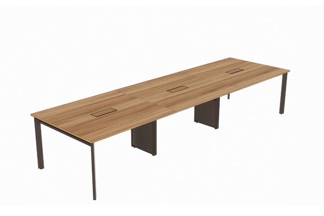 Mesa de reunião de escritório retangular Level | Funcional Mobiliário ...